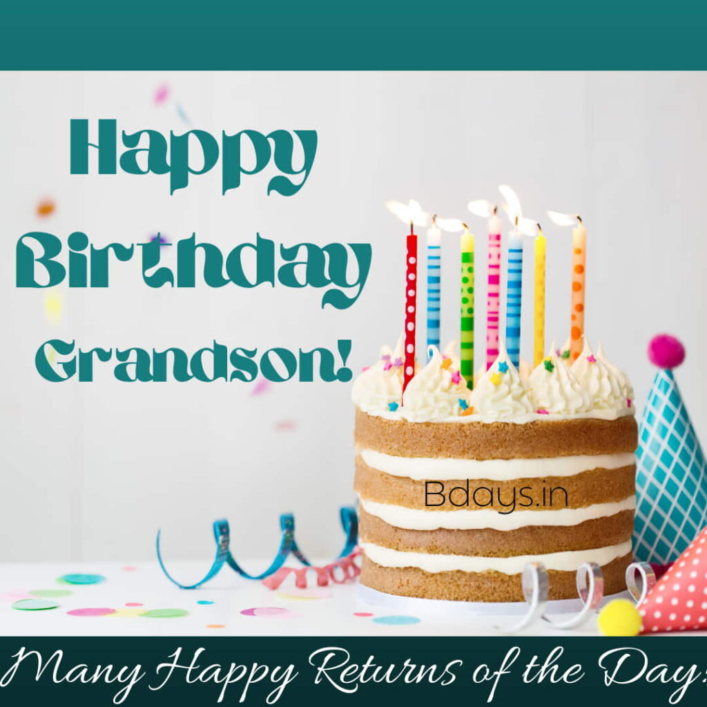 50+ Beautiful Birthday Wishes For Grandson Images - Happy Birthday Wishes