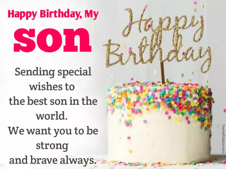 30+ Happy Birthday Wishes For Son - Happy Birthday Wishes