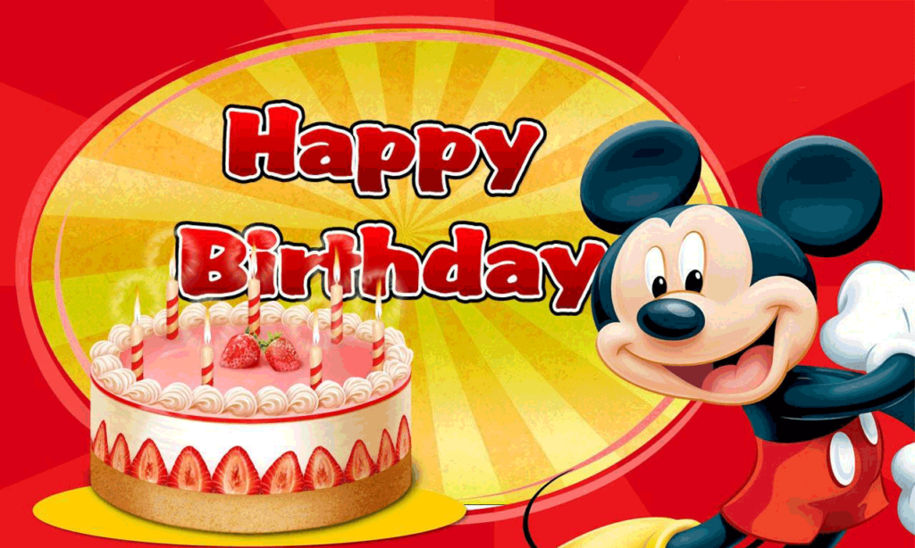 25+ Birthday Wishes With Mickey Mouse - Happy Birthday Wishes