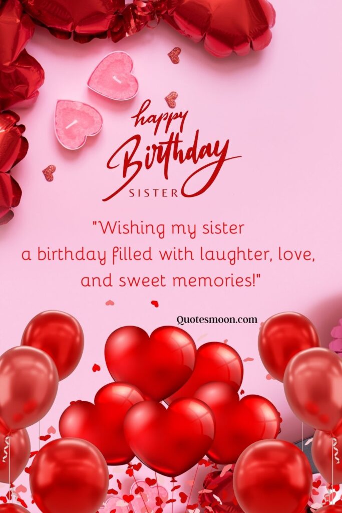 40+ Beautiful Birthday Wishes For Sister - Happy Birthday Wishes