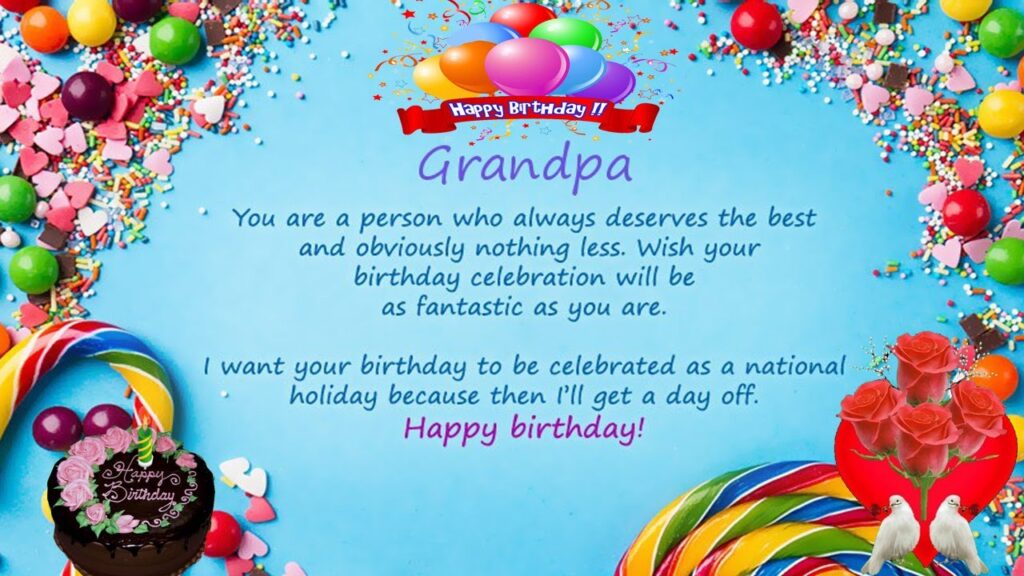45+ Birthday Wishes For Grandpa - Happy Birthday Wishes