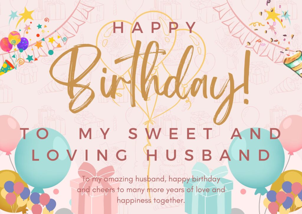 45+ Birthday Wishes For Husband - Happy Birthday Wishes